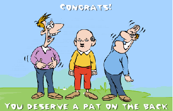 Congrats You Deserve A Pat On The Back Animation Animations Animated ...