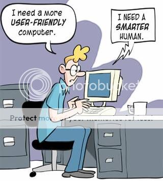 Computer Software User Friendly Smarter Human LOL Funny Laughs Laughing ...