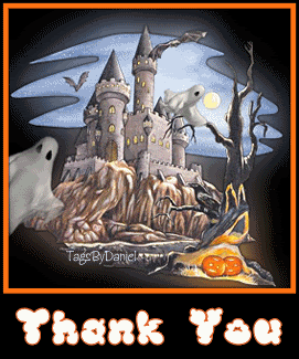 Thank You Thanks Ghost Ghosts Happy Halloween Animated Animation ...
